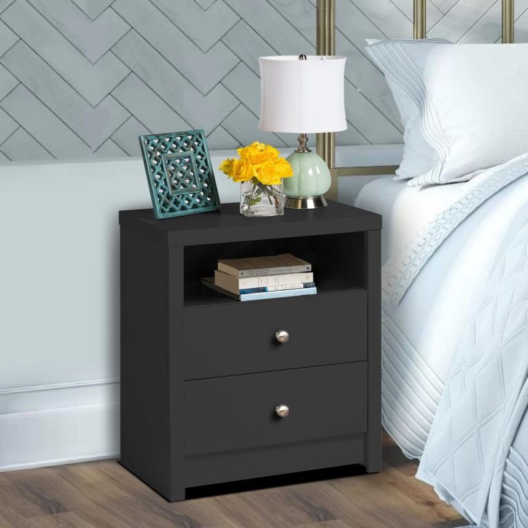 Knarrevik 2-Drawer Bedside Table | Kustom Deco Furniture